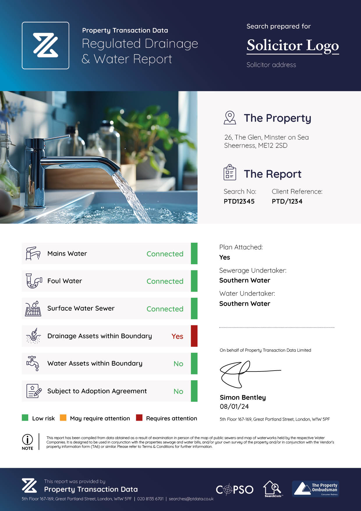Local Authority Searches & Drainage and Water Report – Property ...