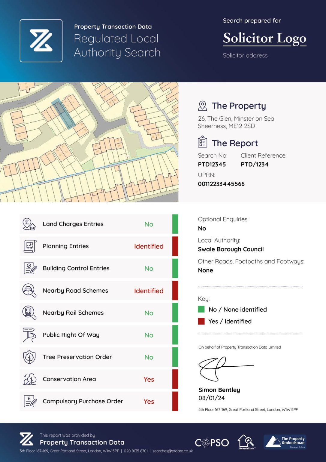 Local Authority Searches & Drainage and Water Report – Property ...